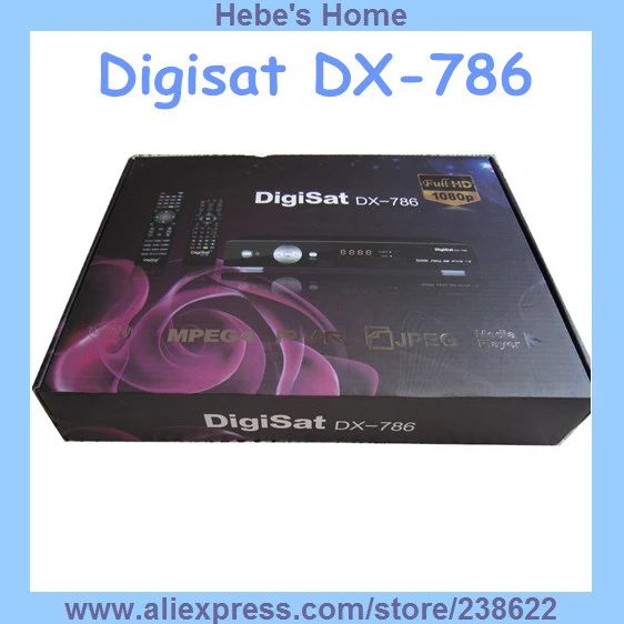 DHL Free Shipping DigiSat DX 786 Digital FTA Receiver 1080p Full HD DVB ...