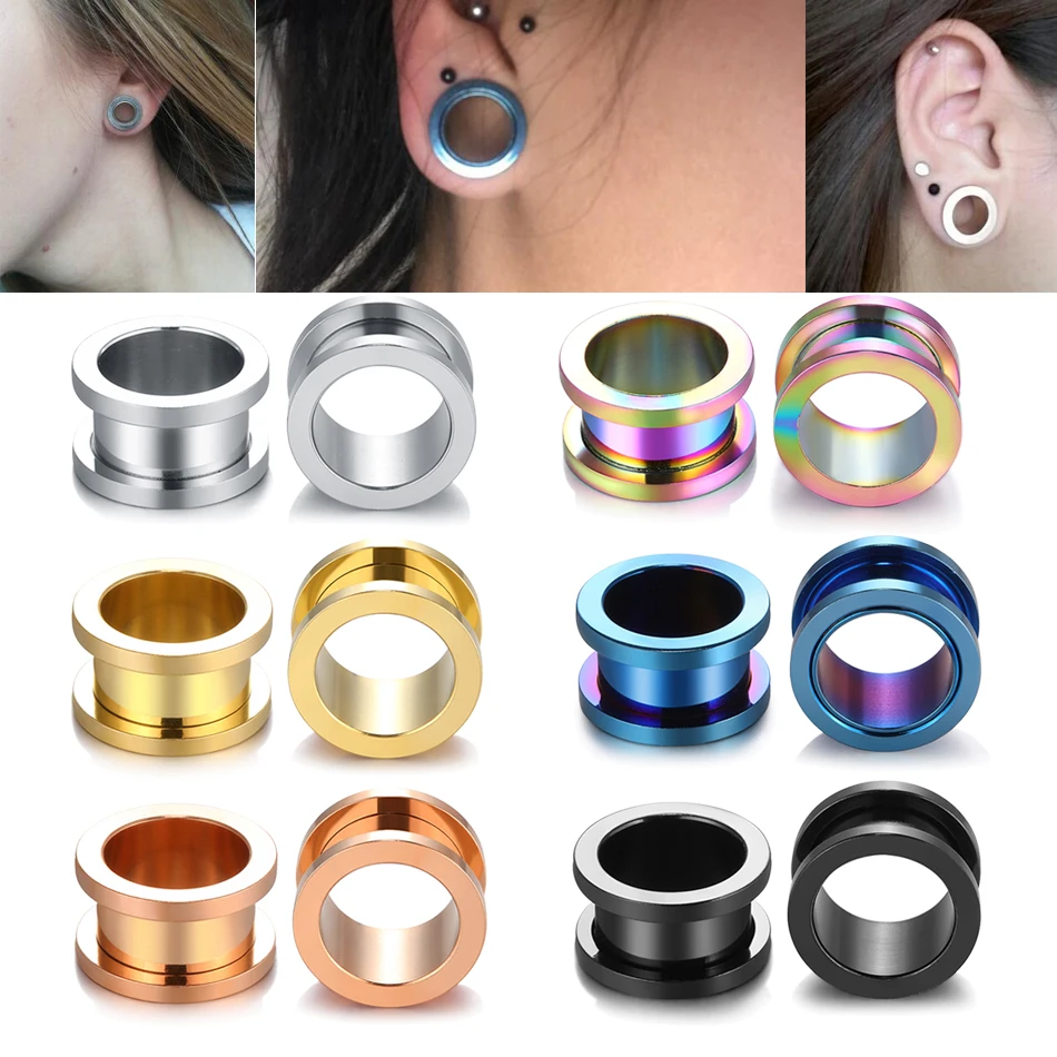 Kulak-Piercing-i-in-2-adet-grup-paslanmaz-elik-kulak-t-ka-lar-t-neller ...