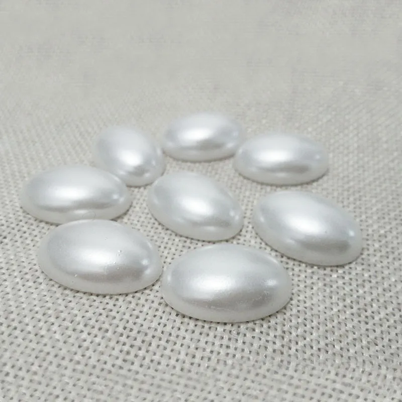 Cabujón camafeo con bisel, Parte posterior plana, perlas de imitación ...