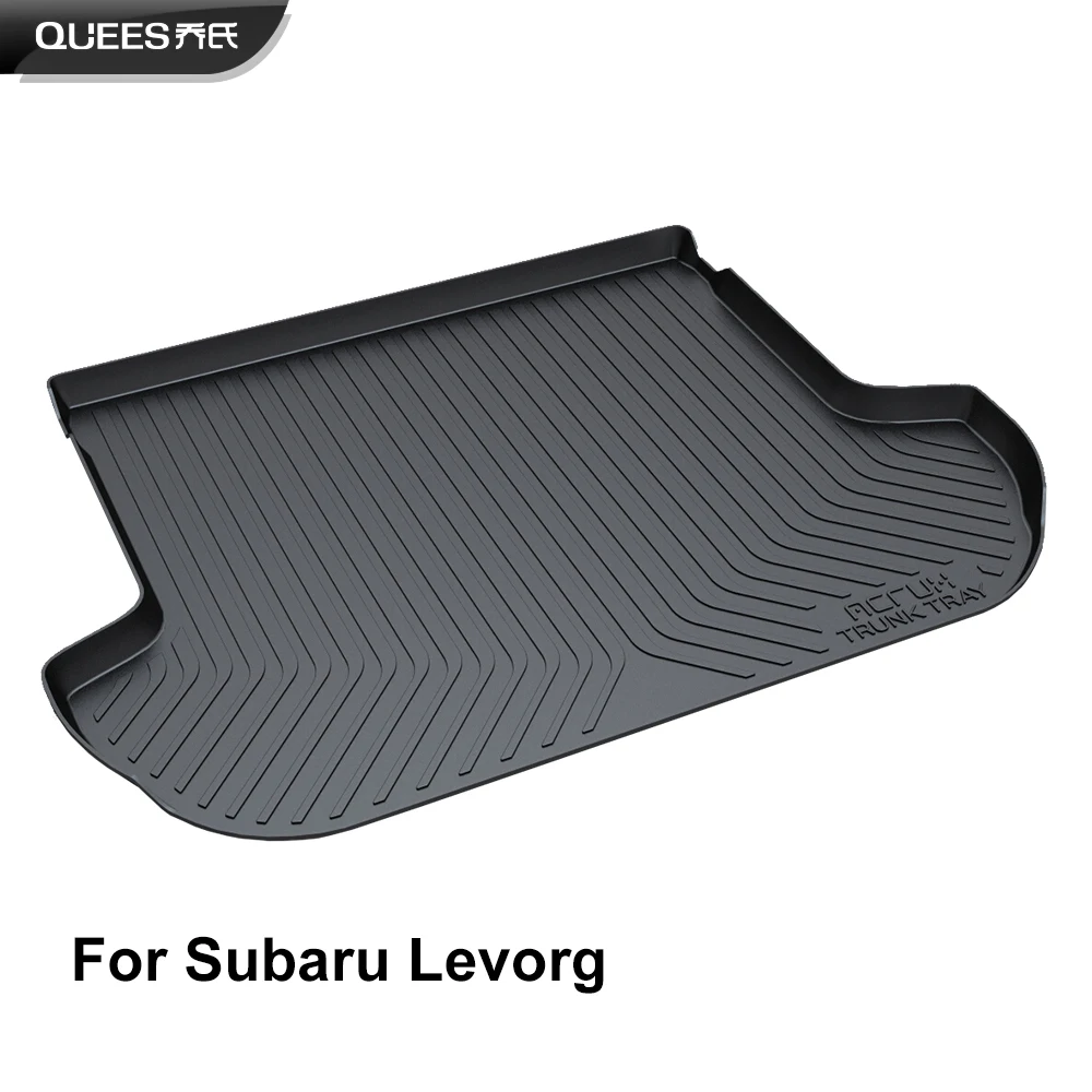 QUEES Custom Fit Cargo Liner ถาด Trunk สำหรับ Subaru Levorg 2014 2015 ...