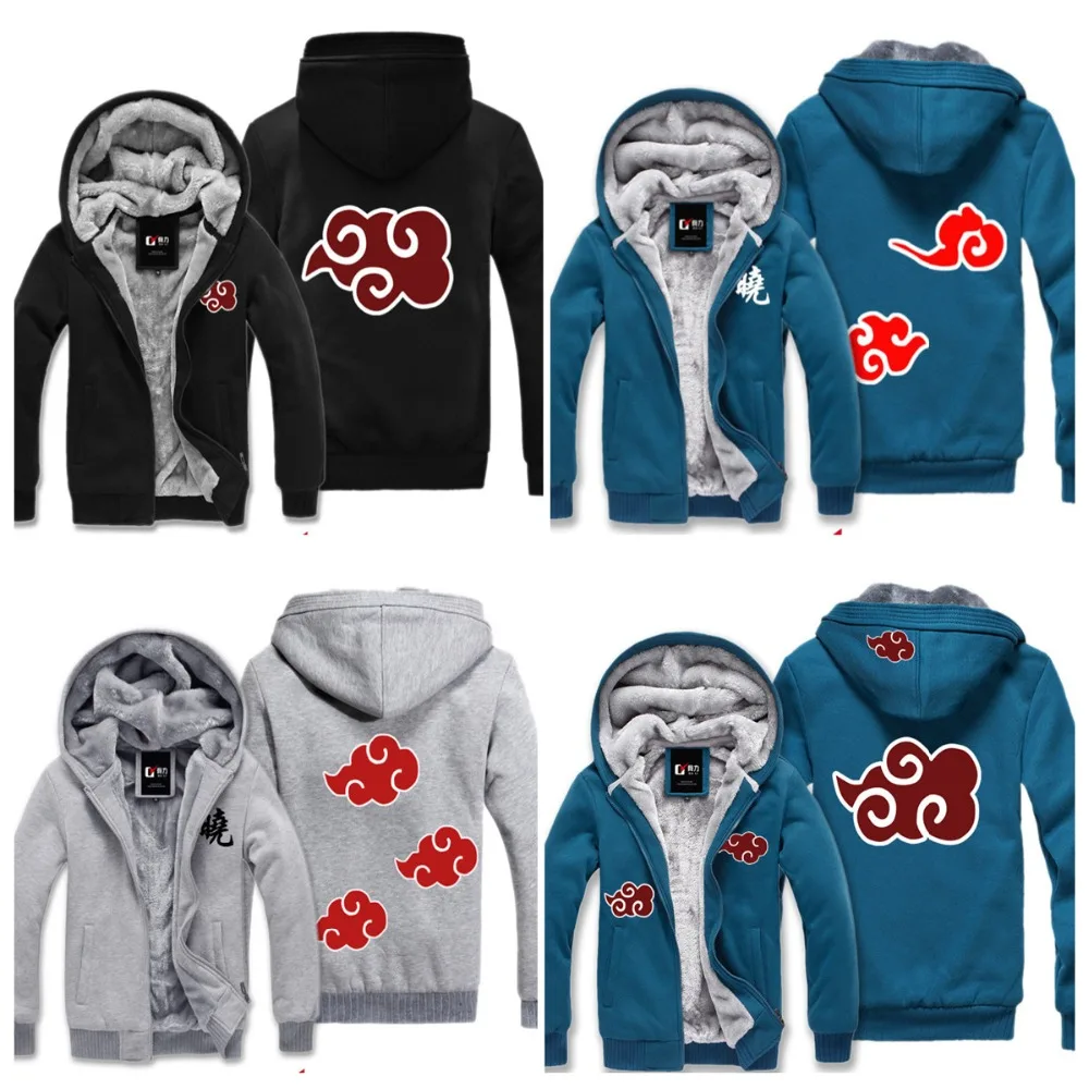 NARUTO Akatsuki Cosplay Costume 2018 Winter fashion men's cartoon ...