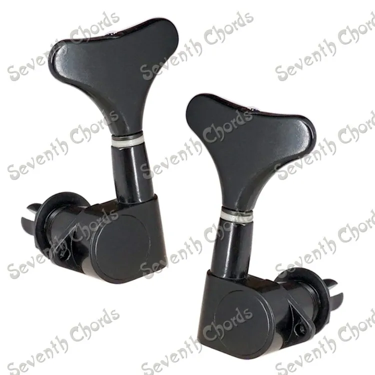 Black electric bass tuning pegs/full enclosed bass violin tuning keys ...