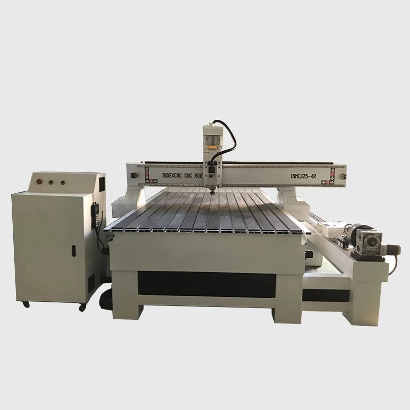 4 Axis CNC Router with Rotary Devise, 4x8ft Bed CNC Milling Machine ...