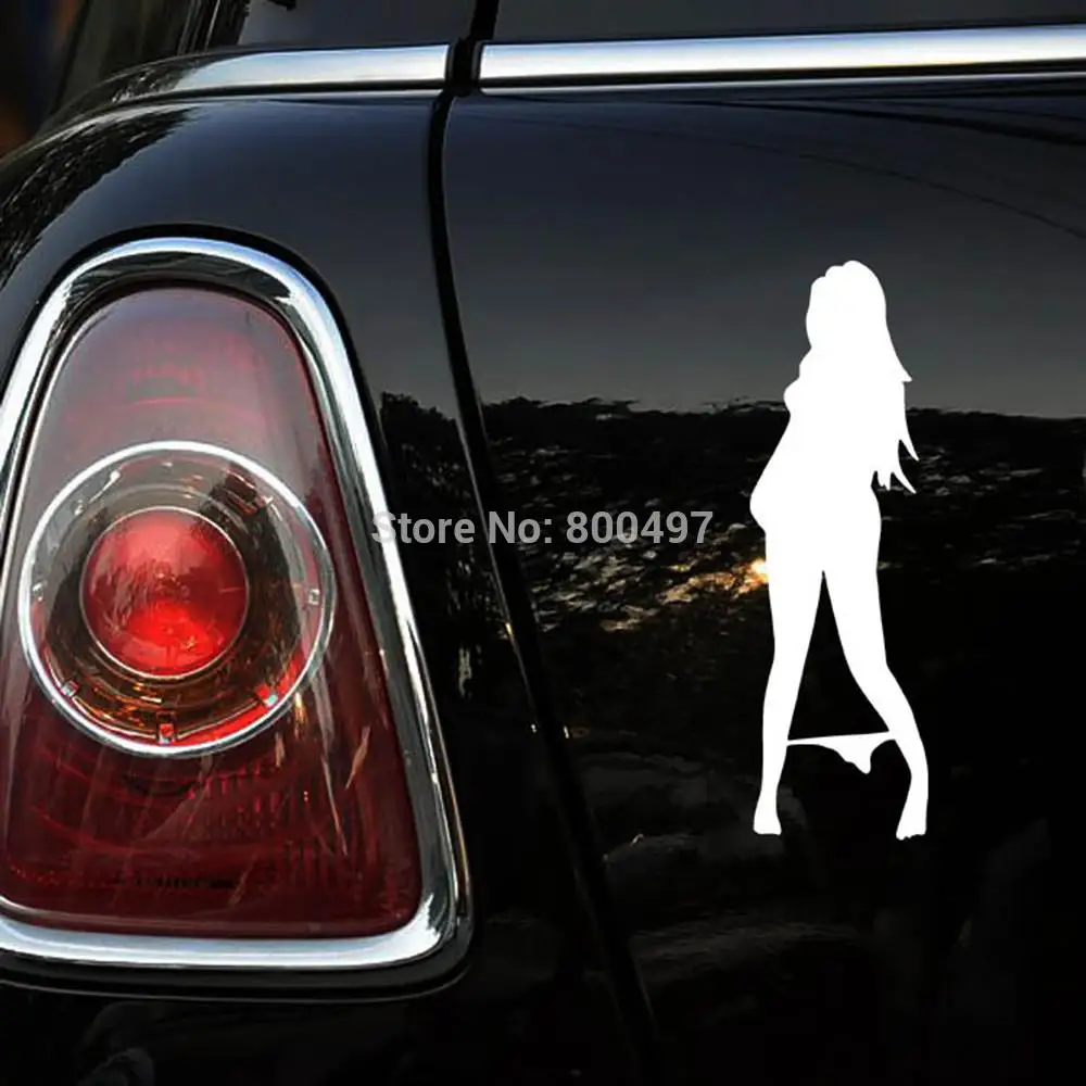 10 X Newest Sexy Bikini Girl Sexy Lady Car Decal Car Sticker For Toyota Chevrolet Volkswagen