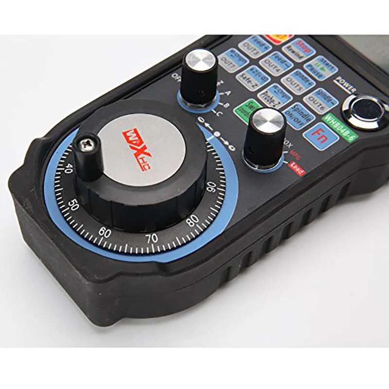 6 Axis Wireless CNC Handwheel Mach3 MPG Pendant Manual Pulse Generator ...