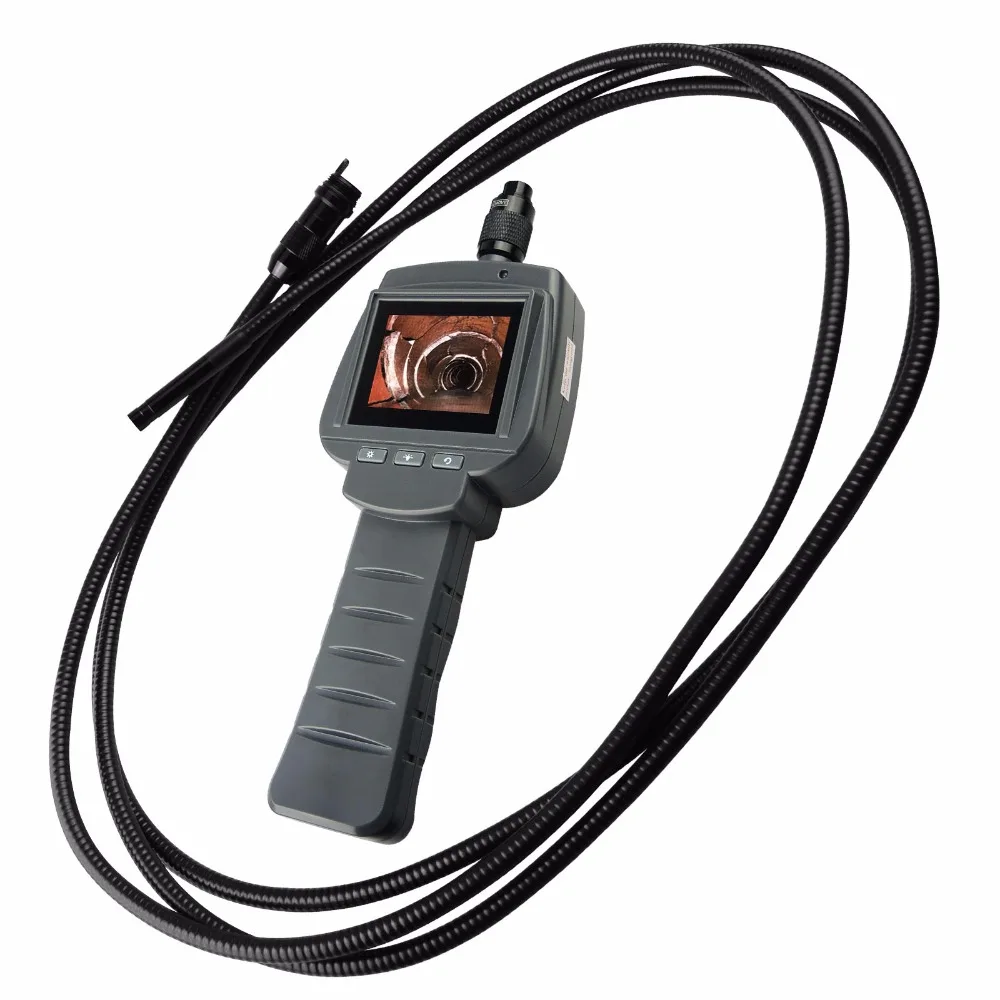 3M Cable Industrial Inspection Camera with 4 LED 9mm 2.4" HD LCD IP67 ...