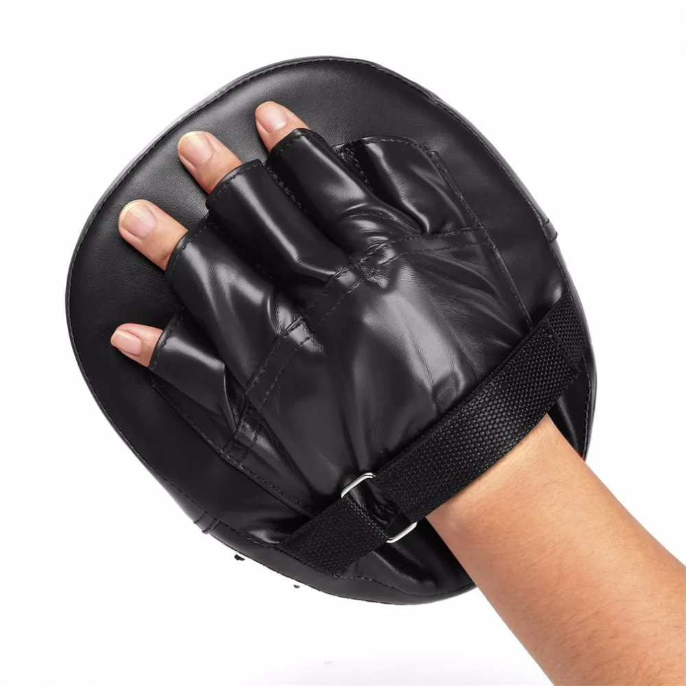 Boxing Gloves Pads Hand Target Pad Muay Thai Kick Focus Punch Pad ...