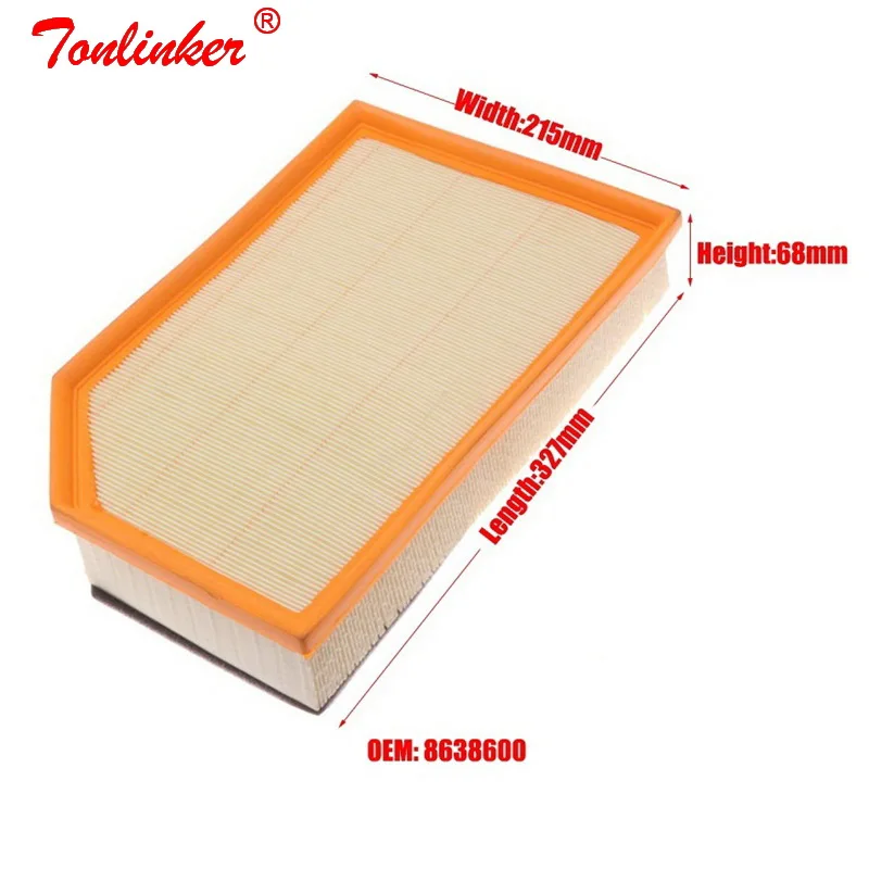 Воздушный фильтр подходит для Volvo XC90 2,5 T D5 T6 AWD XC70 2,4 D5 ...