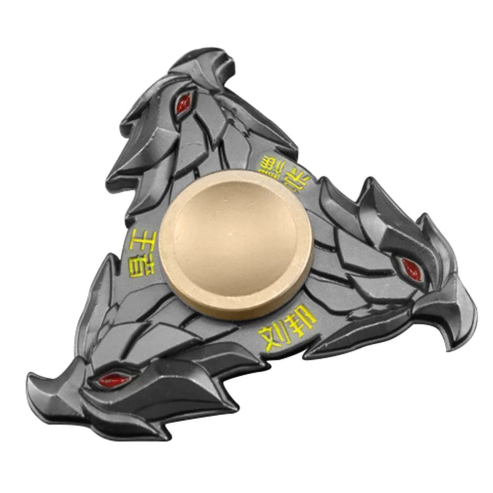 Dragon Head Hand Spinner Metal Finger EDC Focus Desk Fidget Toy Kids ...