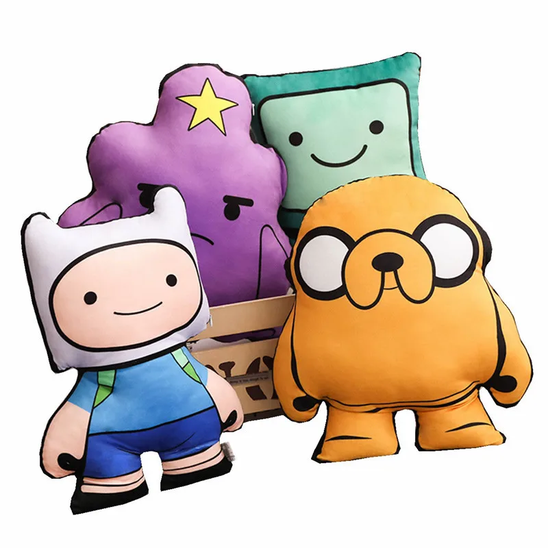 1pc 40cm American Cartoons Adventure Time big size Plush Finn BMO JACK ...