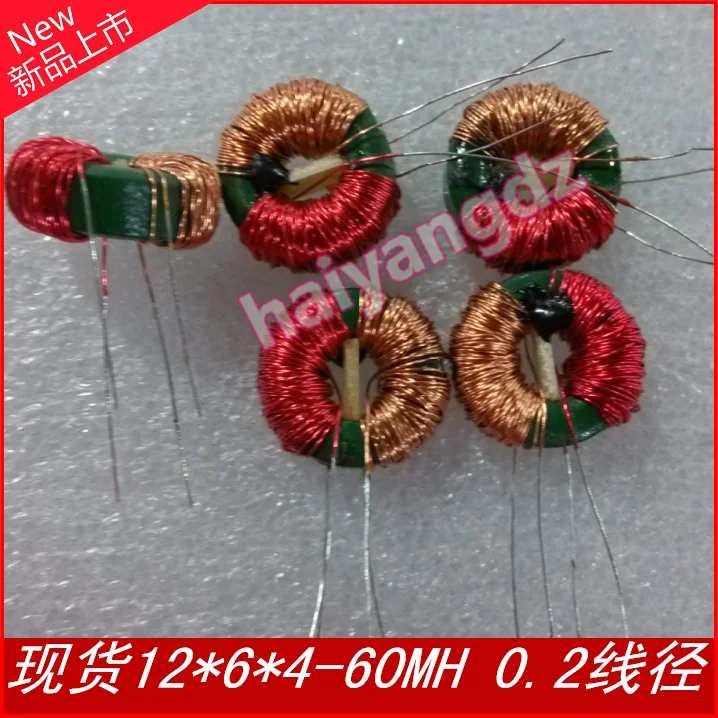 10pcs-12-6-4-60mH-Common-mode-inductors-Annular-inductance-Magnetic ...