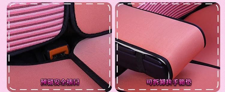 Полностью розовые Чехлы для автомобильных сидений для девушек, женские ...