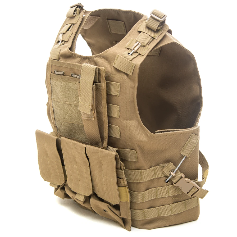 Ripstop Fabric Amphibious Military Body Armor Plate Carrier Tactical ...