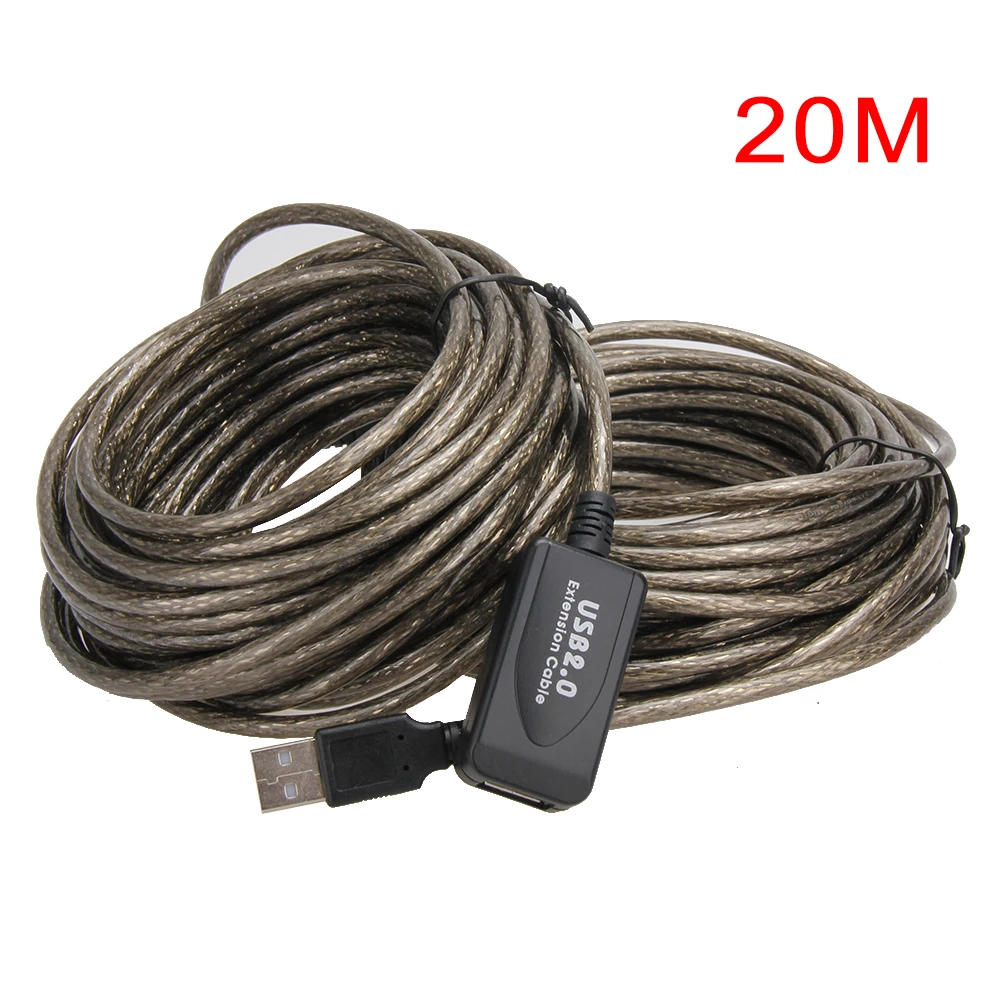 5m 10m 15m 20m Usb Cable Male To Female Usb 2.0 Extension Cable ...