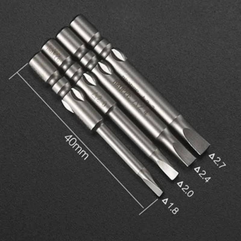 4Pcs Magnetic Triangle Screwdriver Drill Bits 800 4mm Round Shank ...