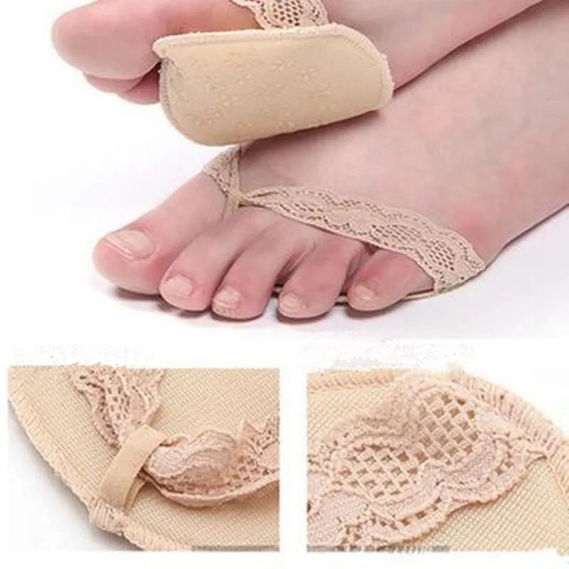 (5 Pairs of Pack)Cotton Women Girl Peds Fashion Herringbone Lace ...