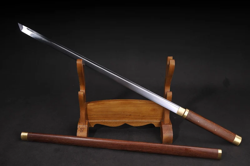 Lâmina Da Espada Da Dinastia Tang chinês Em Linha Reta Mão feito 1060 ...