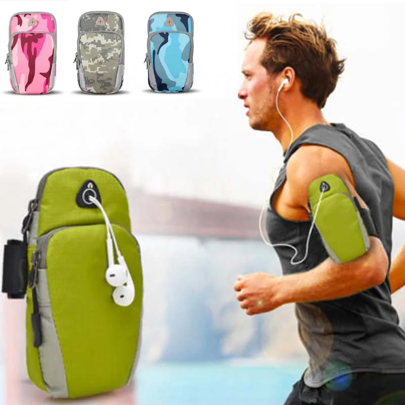 Nylon Universal Sport Running Riding Case For Cell Phone Holder Zipper ...