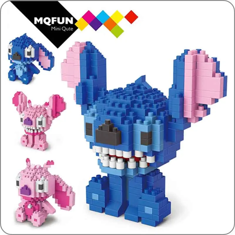 Wisehawk Building Blocks Stitch Anime Kawaii Cartoon Mini Blocks Mini ...