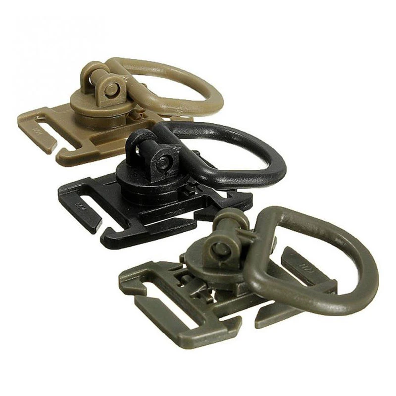 5pcs Tactical Grimlock Rotation D ring Clips Buckle MOLLE Webbing ...