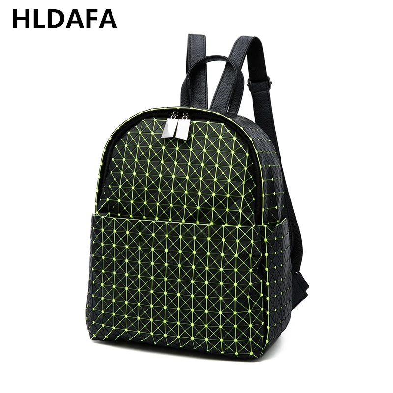 Newest Backpack Noctilucent Designer Women Fashion Bags Laser Lattice ...