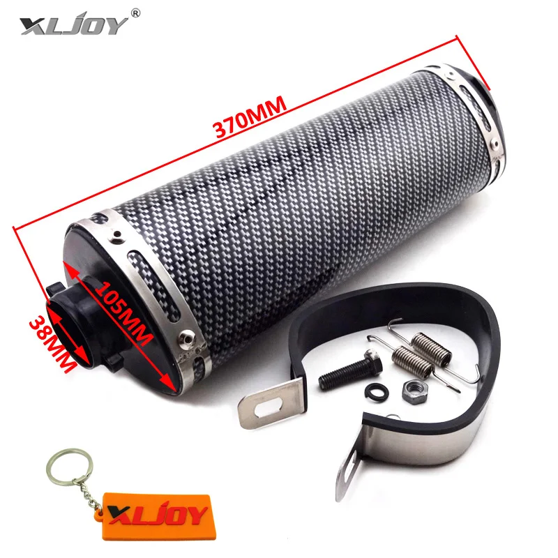 Xljoy 38mm Silence Exhaust Muffler Removable Silencer For 125cc -250cc ...