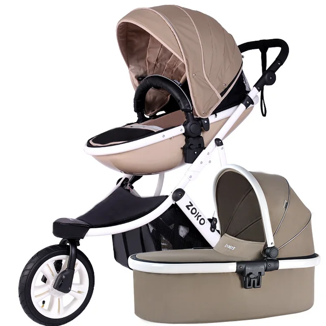Fashion High view 3 wheel Baby Stroller, Bi direction & Folding ...