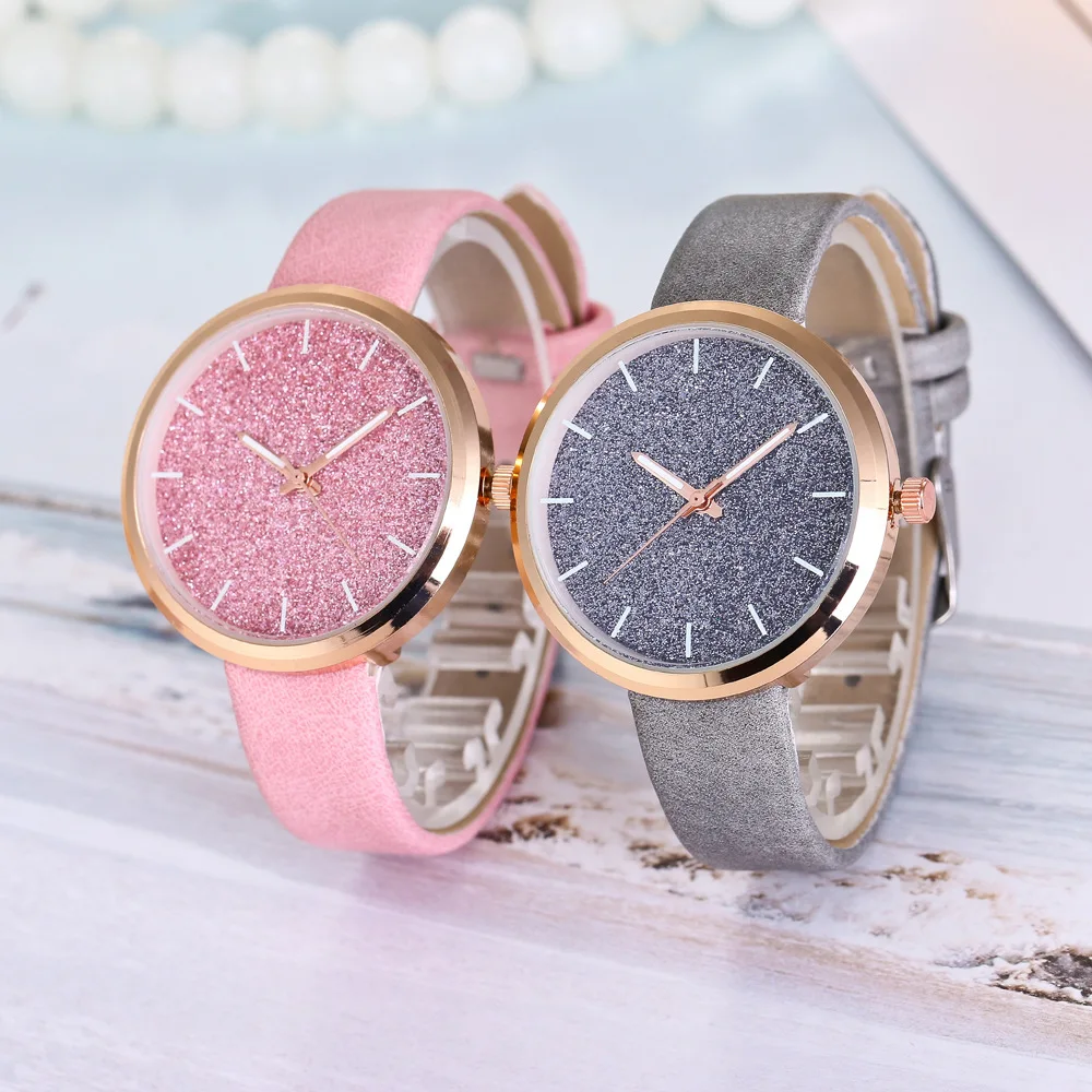 2018 Hot Luxury Brand Ladies Elegent Simple Watch Fashion Leather Wrist ...