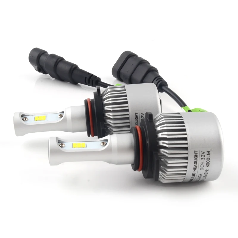 LED Bulb 9012 CSP LED Car Headlights Bulb Kit 72W 8000lm Auto Front ...
