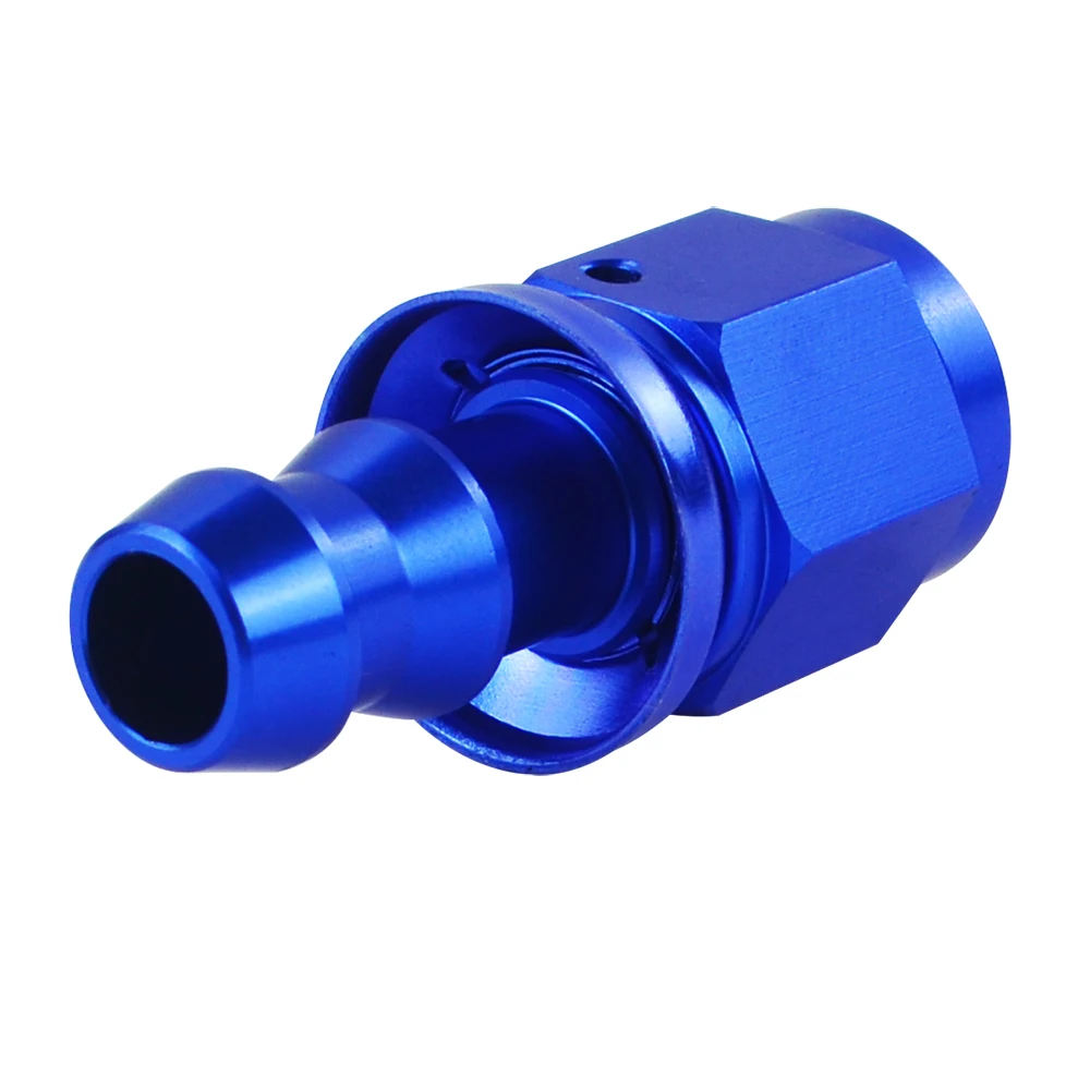 6AN Straight Push Lock Socketless Hose End Fitting | Deancent Garage