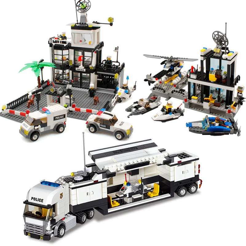Aliexpress.com : Buy Assembling building blocks police car series ...