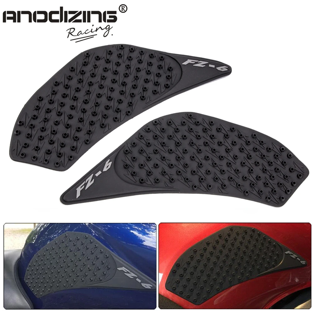 For Yamaha FZ 6 FZ6 2006 2013 Motorcycle Anti slip Tank Pad 3M Side Gas ...