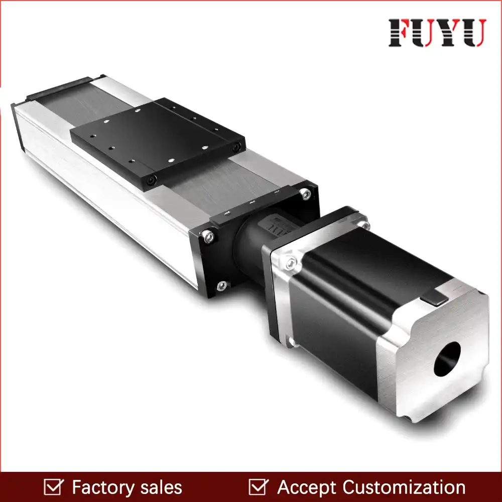 FUYU 1200mm stroke heavy load linear guide slide rail ball screw linear ...