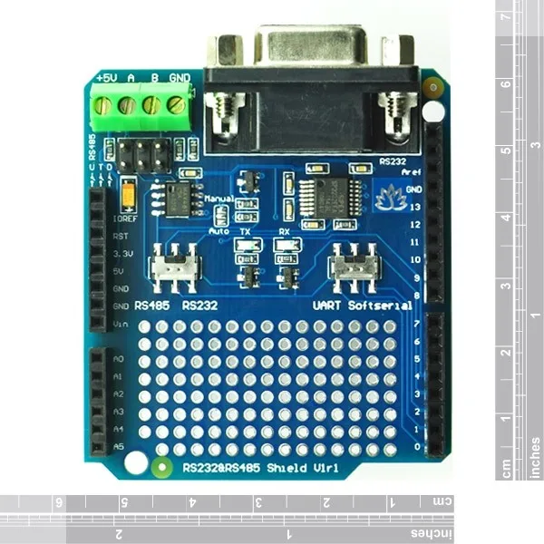 Diy RS232/485 Shield For Arduino RS232 RS485 communication module|Parts ...