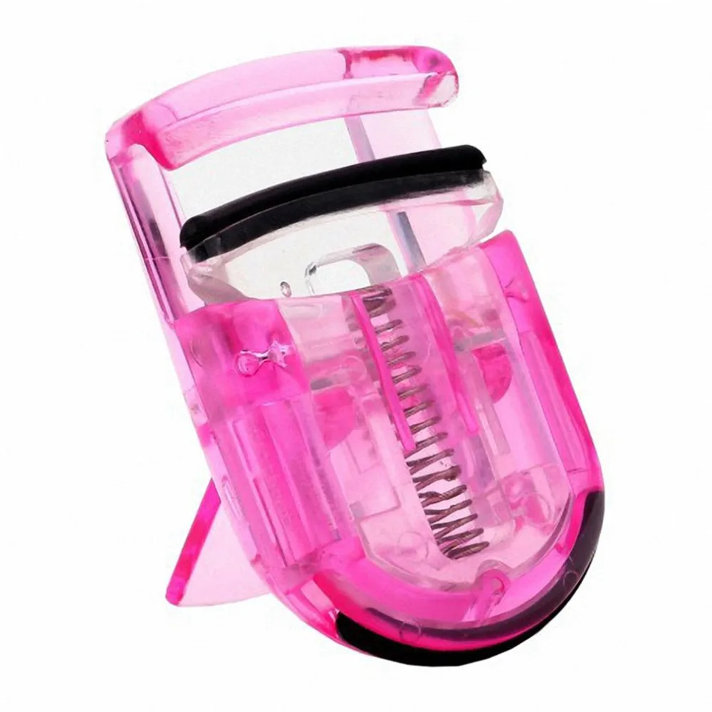 2 Colors Mini Portable Eyelash Curler Cosmetic Tool Abs Resin Eyelash