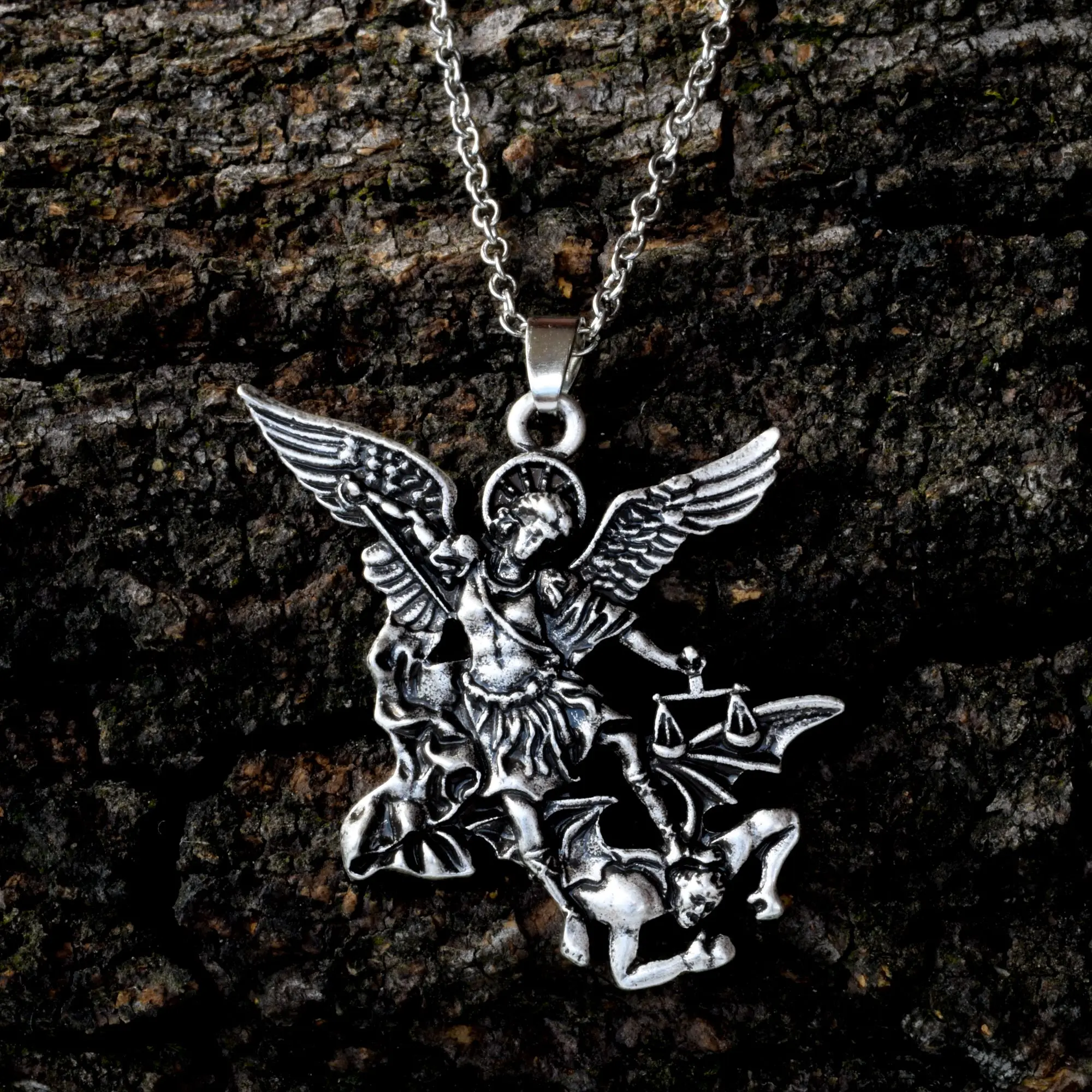 St. Pendant Miguel San Protective Michel Religious Alloy - AliExpress