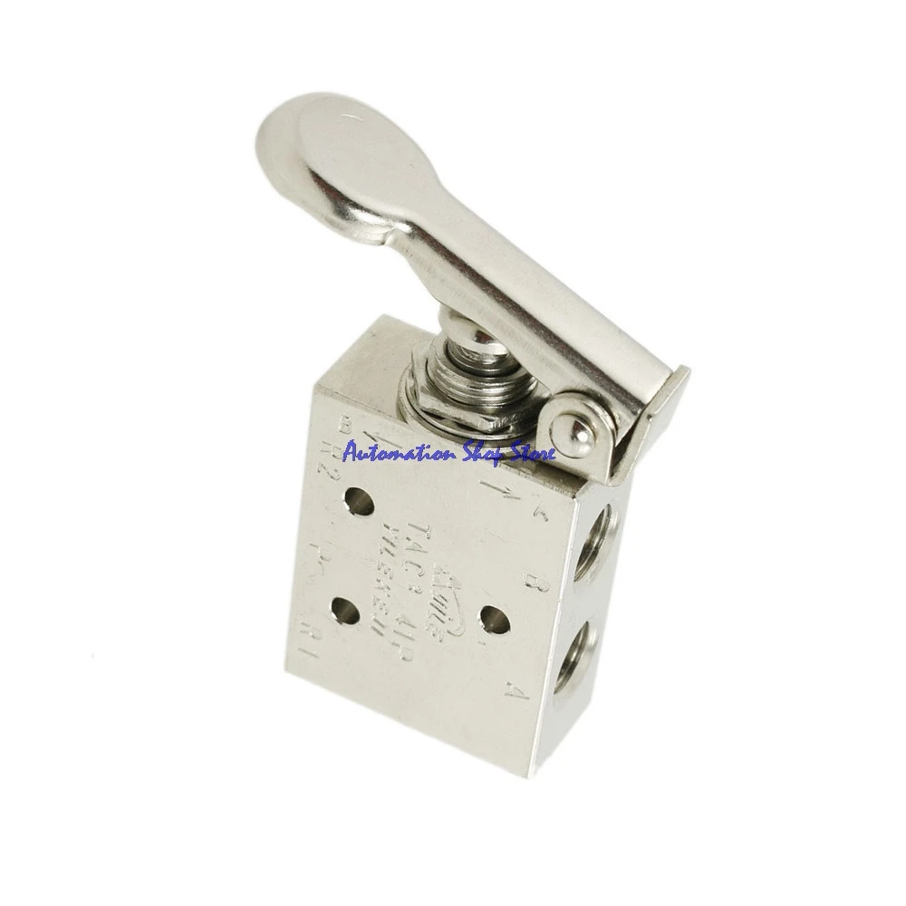 Tac2-41p Pneumatic 2 Position 5 Way Spring Return Lever Manual Air ...