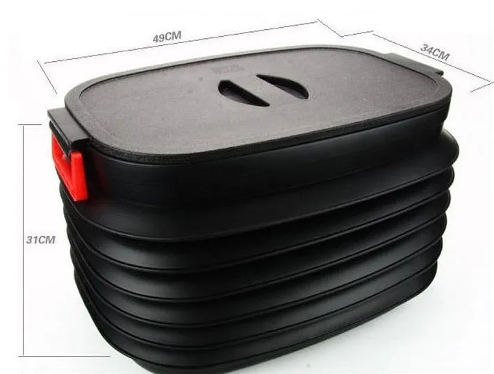 Foldable Trunk Black Folding Car Boot Organizer Organiser Container Box ...