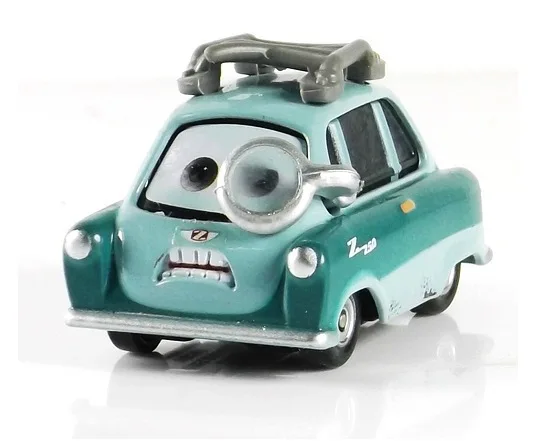 Pixar Cars Professor Z With Glasses Metal Diecast Toy Car 1:55 ...