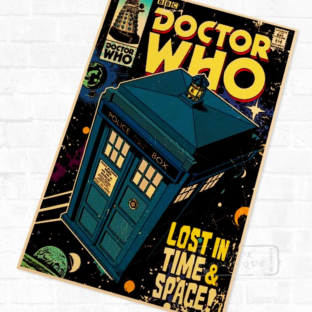 Doctor Who The Longest Sci-Fi Tv Series Propaganda Poster Retro Canvas ...
