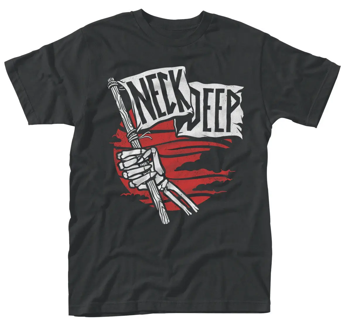Neck Deep ' Flag ' T SHIRT Nuevo y Oficial|neck deep|t-shirt t ...