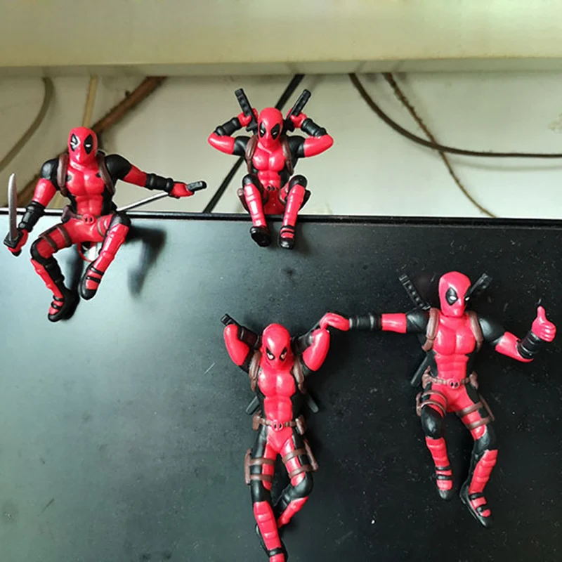 Deadpool 4pcs/set Mini Action Figures 1/16 scale painted figure Small ...