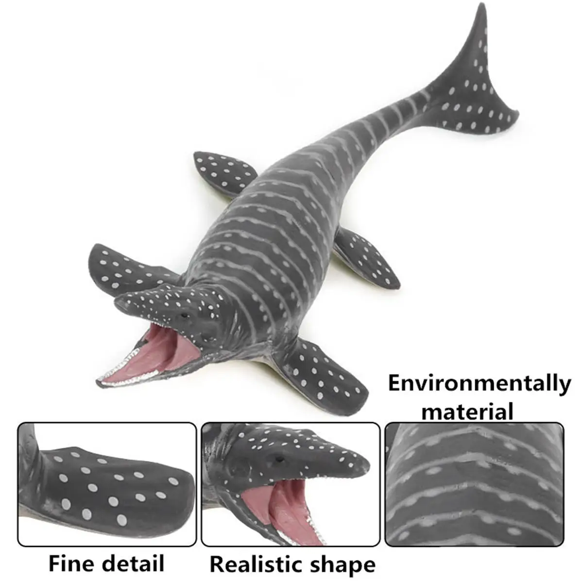 28x9.5x4.5cm Sea Life Dinosaurs Basilosaurus Mosasaurus ...
