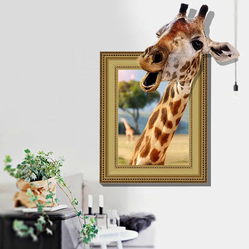 Stickers, Labels & Tags Paper Stickers Waterproof GIRAFFE STICKER etna ...