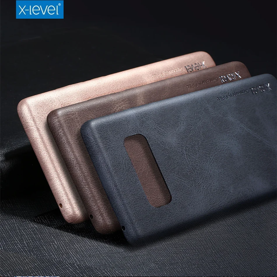 X level Vintage PU Funda de cuero para Samsung Note 8 funda de lujo ...