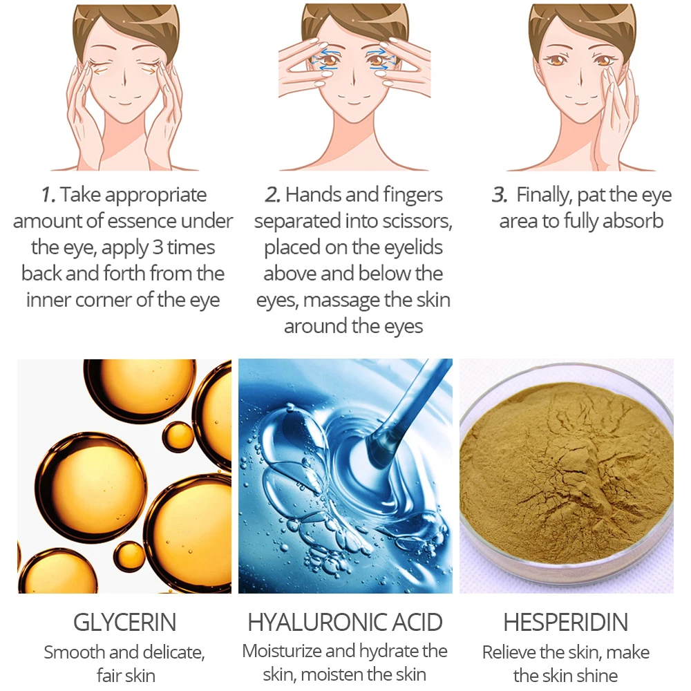 Argireline Collagen Eye Serum Against Puffiness Anti-Wrinkle Remover ...