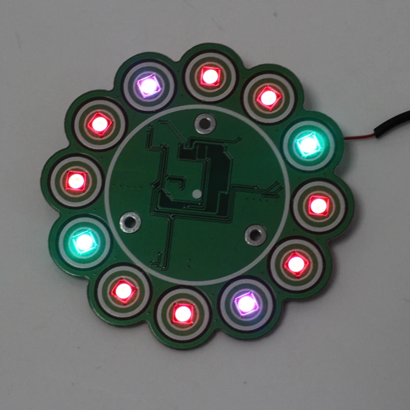 Monday Kids Capacitive Touch Button RGB Full Color LED Flow Lamp Module ...