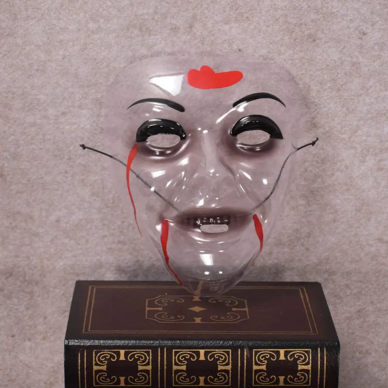 Transparent male and female scary simulation man mask Tricky vampire ...