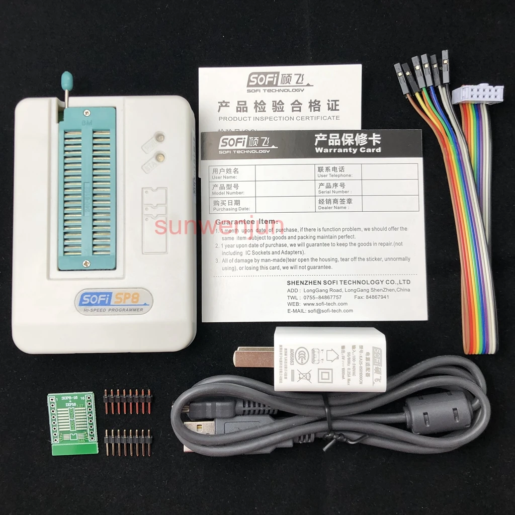 Programador usb sofi drive + programação offline, eeprom spi bios ...