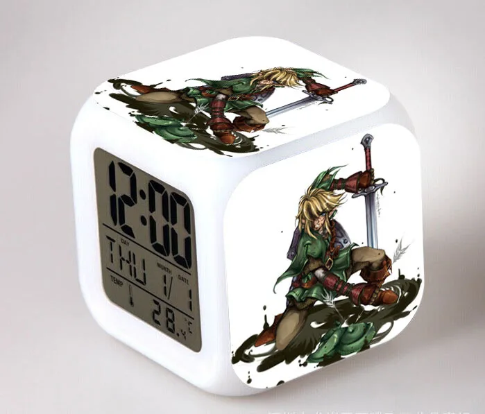 3d Game Legend of Zelda Alarm Clocks,Kids Birthday Gift Multifunctio ...